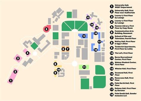 Loyola Marymount University Map Loyola Marymount University Campus Map