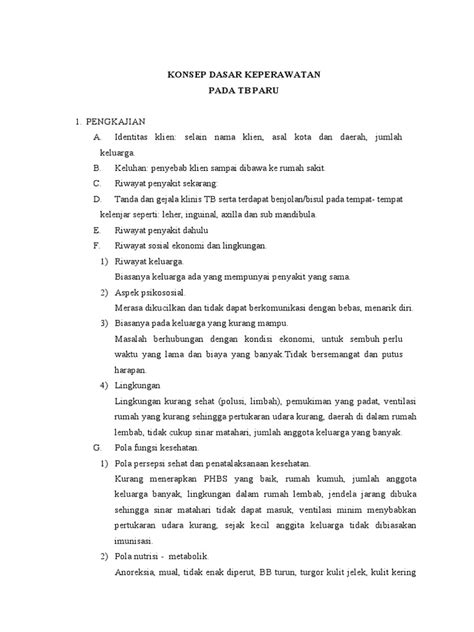 Askep Teori Tb Paru Sdki Pdf