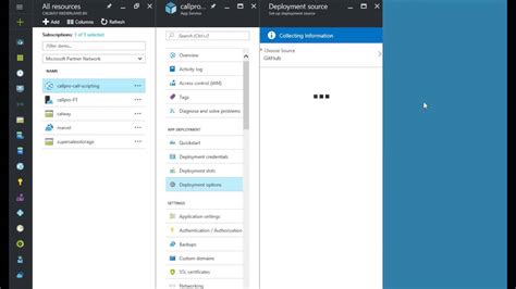 Configure Github Deployment On Azure Web App Youtube