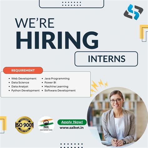 Hiring Internship Multiple Fresher Experience Remote Flexible