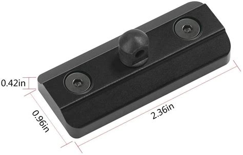 Keymod Bipod Adapter For Keymod Rails And Handguards Bipodfactory