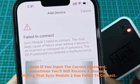 What I Did When My Blink Sync Module 2 Keeps Saying Wi Fi Password Is