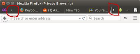 Shortcut Keys Scrolling Through Tabs In Firefox Without Opening Them