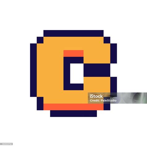 픽셀 3d 레트로 아케이드 게임 스타일 글꼴 및 비디오 컴퓨터 게임 8비트 문자 1980 1989 년에 대한 스톡 벡터 아트 및