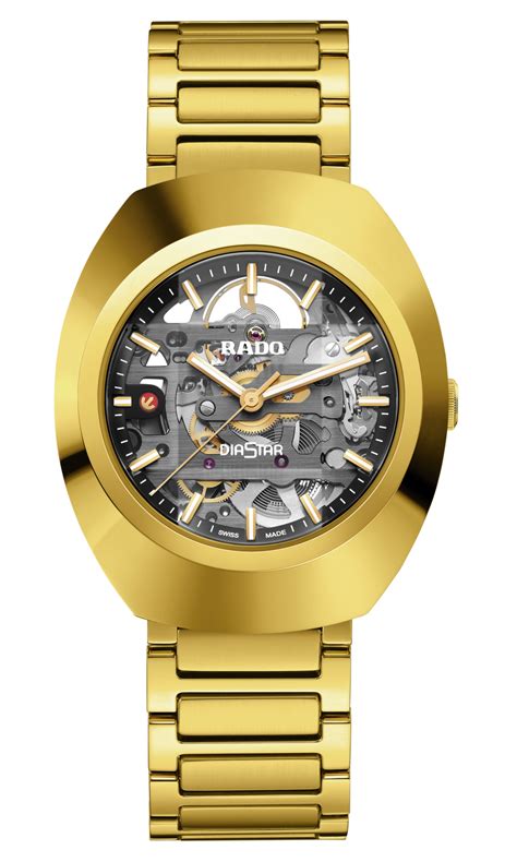 Diastar Original Automatic Skeleton Unisex Ceramos™ Pvd Reloj R12164153