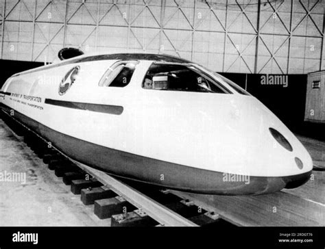 Los Angeles California December 9 1969 An Ultra Streamlined Test Train Built By The Garrett