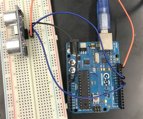 sonar range finder 4 steps instructables