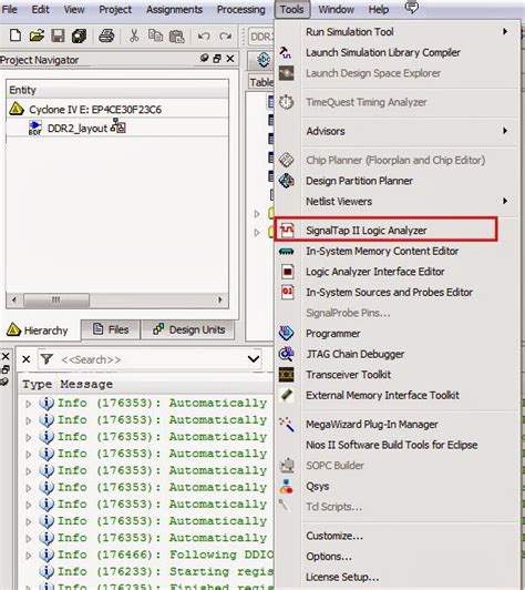 Vince 學習筆記 Altera Signaltap Ii Tutorial