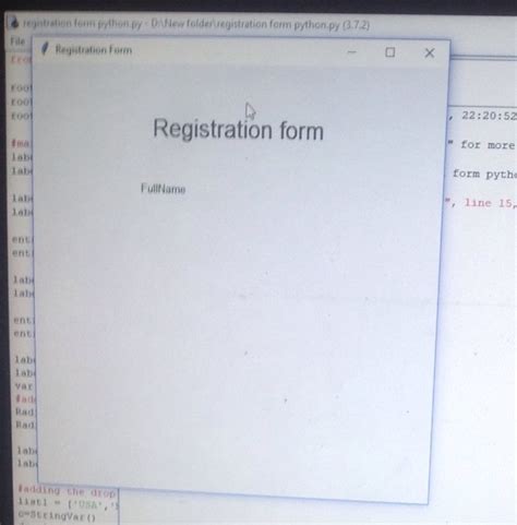 Solved Hi I Need Help In Python Running A Registration Form