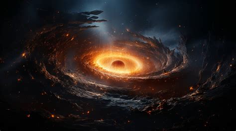 Epic Black Hole In Outer Space By Cyanoai On Deviantart