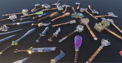 Rpg Melee Weapons Kit 3d 武器 Unity Asset Store