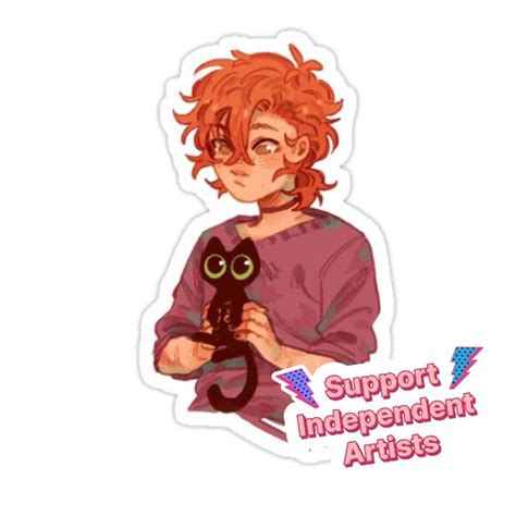 Chuuya Sticker Sticker For Sale By Evelyn Art Art Reference Poses Vinyl Decal Stickers Art