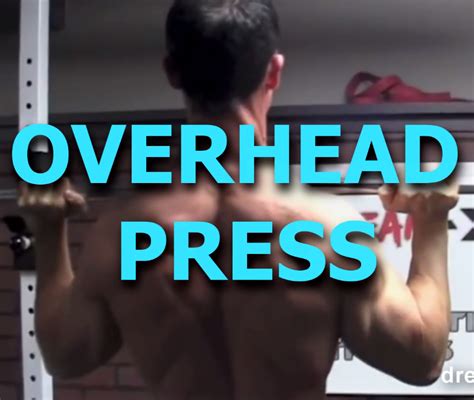 ЖИМ НАД ГОЛОВОЙ по английски