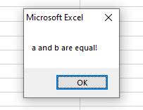 Understand VBA Equal And Not Equal To Operators With Examples