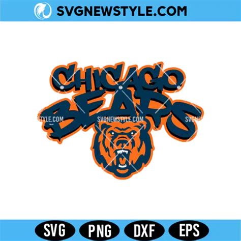 Chicago Bears Svg Png Digital Download For Cricut And Silhouette