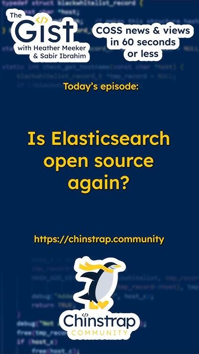 the gist episode 2 is elasticsearch open source again youtube