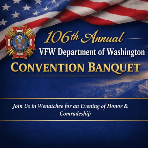 2026 State Convention Vfw Department Of Washington