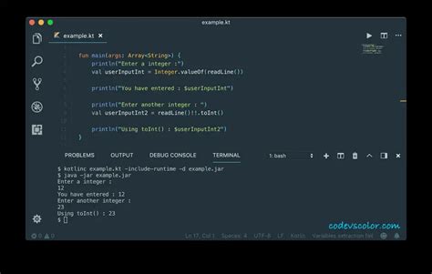 How To Read User Input In Kotlin CodeVsColor