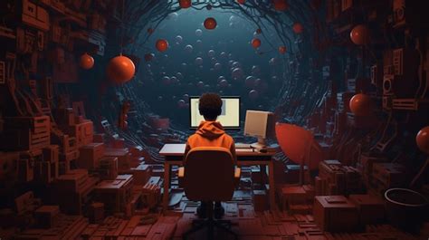 Premium Ai Image Computer Animation