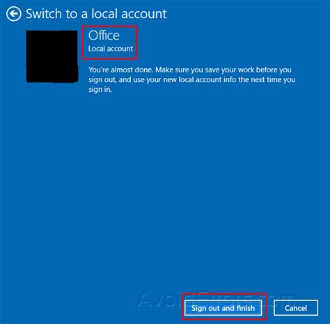 Switch From Microsoft Account To Local Account Windows AvoidErrors
