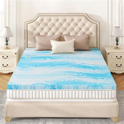 Mattress Topper Twin 3 Inch Memory Foam Mattress Topper Cooling Gel Infusion CertiPUR