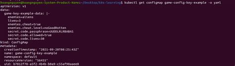 Tạo và sử dụng ConfigMaps trong Kubernetes