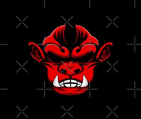 Devil Monkey By Leen12 Redbubble