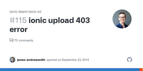 Ionic Upload 403 Error · Issue 115 · Ionic Teamionic Cli · Github