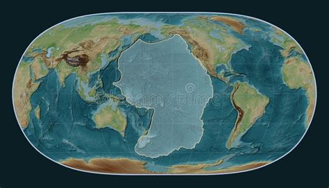 Pacific Tectonic Plate Wiki Natural Earth Ii Stock Illustration
