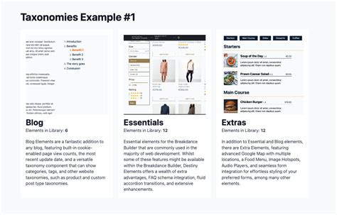 Taxonomy Loop Builder Element Destiny Elements
