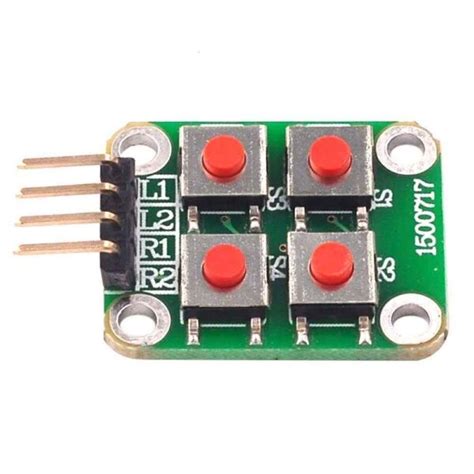 2 X 2 Matrix 4 Push Button Keyboard Module Roboticsdna