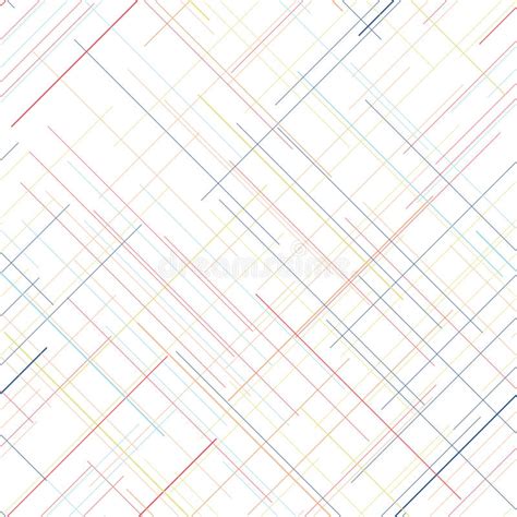 Pale Seamless Pattern Diagonal Random Lines Delicate Colors Stock