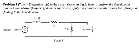 Solved Problem Pts Determine Volt In The Circuit Chegg Com