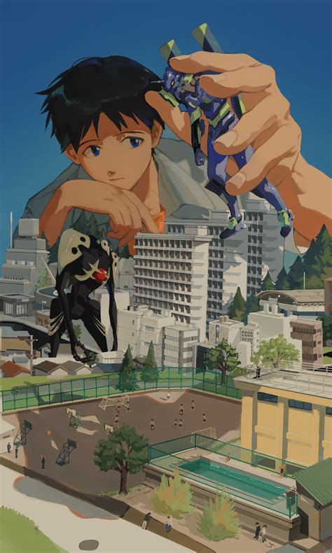 Asdfjklx Angel Evangelion Ayanami Rei Eva 01 Nagisa Kaworu