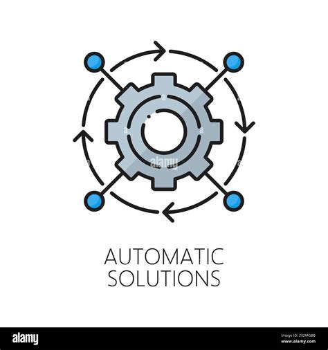 Machine Learning Icon Of Automatic Solutions For Ai Artificial