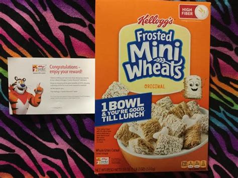 📬free Box Of Kelloggs Frosted Mini Wheats🍜 From The Valued Kelloggs