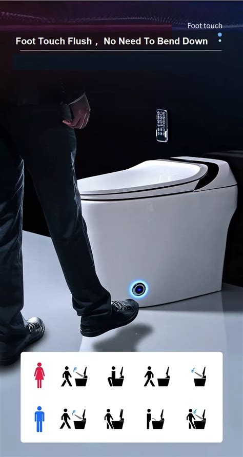 Luxury fashion modern sanitary smart toilet
