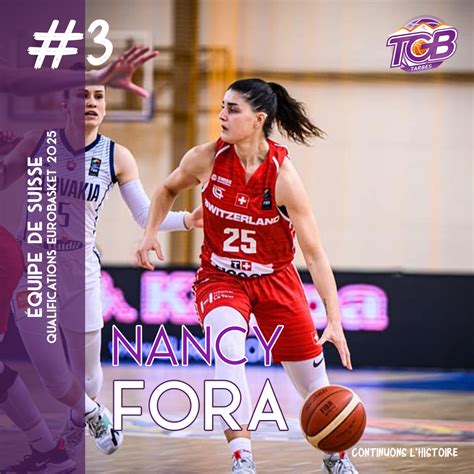 Nancy Fora Sélectionnée Avec Léquipe Suisse Tarbes Gespe Bigorre