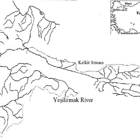 Kelkit Stream And Its Tributaries Download High Resolution Scientific Diagram