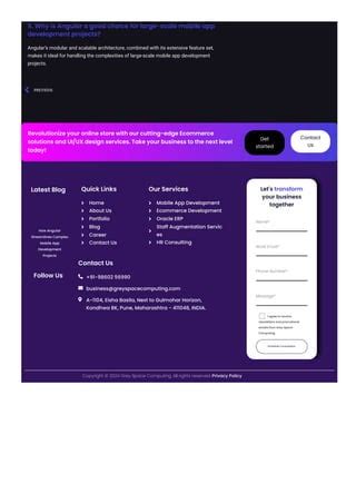 How Angular Streamlines Complex Mobile App Development Projects Pdf