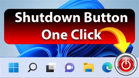 how to make a shutdown button in windows one click shutdown quickly