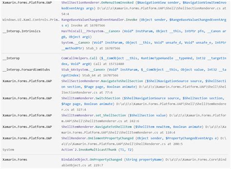 [bug] nullreferenceexception in the shell on uwp · issue 12652