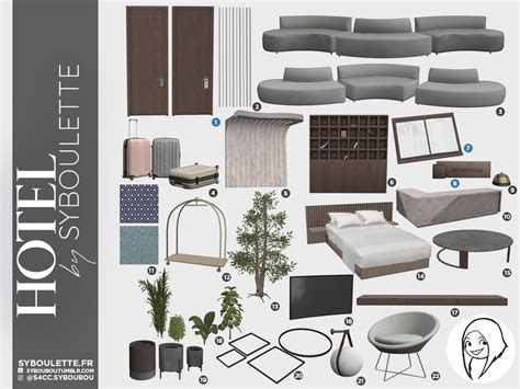 The Sims Resource Patreon Early Release Hotel Set Part 4