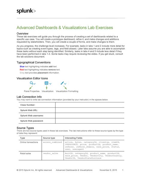 Advanced Dashboards And Visualizations With Splunk Labs Advanced Dashboards Visualizations