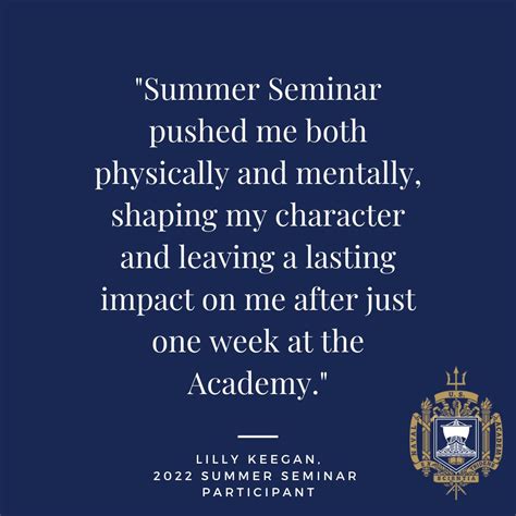 Usna Admissions Office On Linkedin Usnas Summer Seminar Application