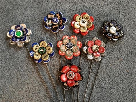 How To Make Beer Bottle Cap Flowers At Bernard Baril Blog