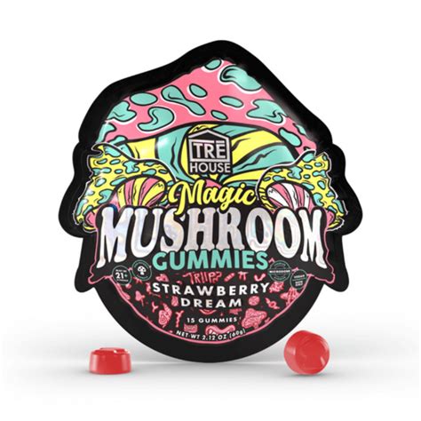 Magic Mushroom Gummies Strawberry Dream Trē House Aussie Dank 420
