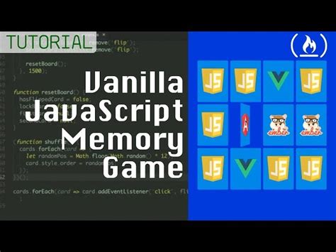 Memory Card Game Javascript Tutorial