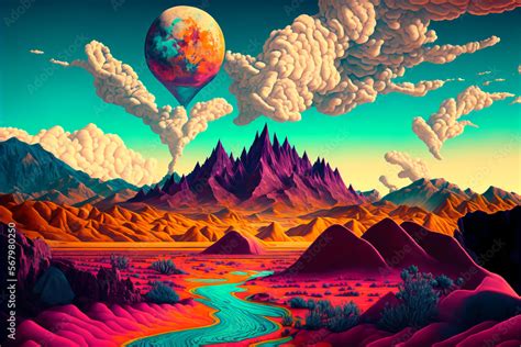 Dmt Art Dimethyltryptamine Psychedelic Wallpaper Generative Ai