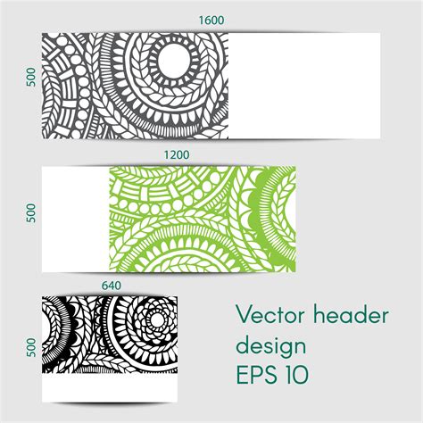 Abstract Header Design 1750867 Vector Art At Vecteezy